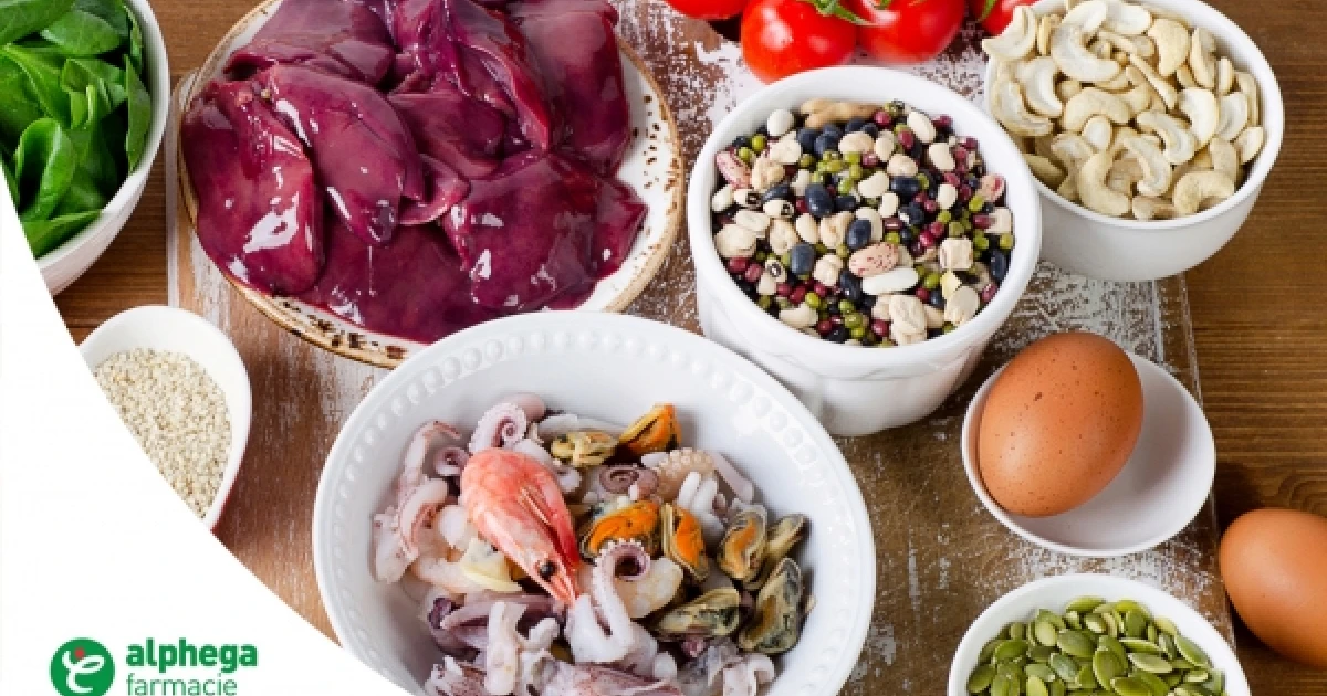 Top 10 alimente bogate în fier - Alphega
